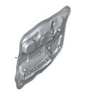 Genuine BMW Sound Insulating Door Rear Left - 51487366707 - F10