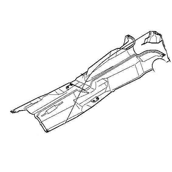 Genuine BMW Heat Insulation Tunnel Bottom - 51488159510 - E39,E39 M5