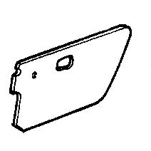 Genuine BMW Sound Insulating Door Rear Right - 51488173712 - E36