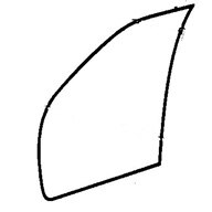 Door Opening Edge Protection, Right - E30 2-Door Coupe - 51711876152