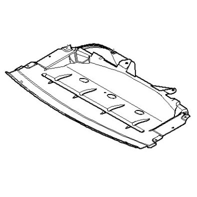 Genuine BMW Splash Shield / Belly Pan, E39 525i 528i 530i 51718159980