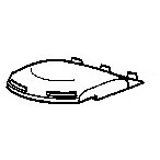 Genuine BMW Covering Center Schwarz - 51718173204 - E36