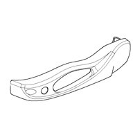 Genuine BMW Covering Outer Left Schwarz - 52107902279 - E46,E46 M3