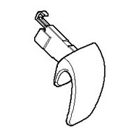 Genuine BMW Lever Outer Left Black - 52108267507 - E46,E46 M3