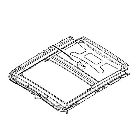 Genuine BMW Frame Sliding-Lifting Roof Complete - 54137134536 - E46