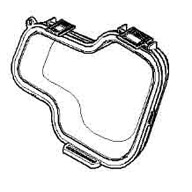 Genuine BMW Covering Cap, Xenon Headlight, Right - 63117159569 - E90