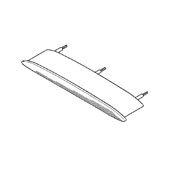 BMW Third Brake Light, White - 63216920740 - E46 Convertible 2000-2006