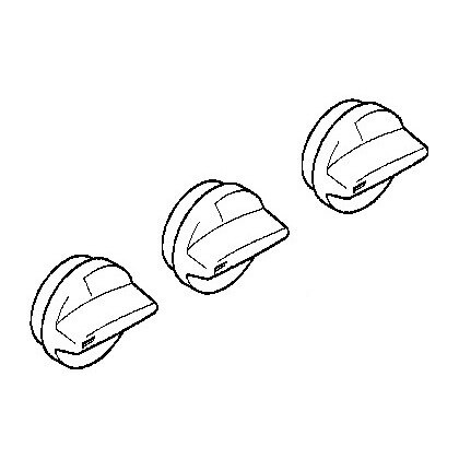 Genuine BMW Button Schwarz - 64118398837