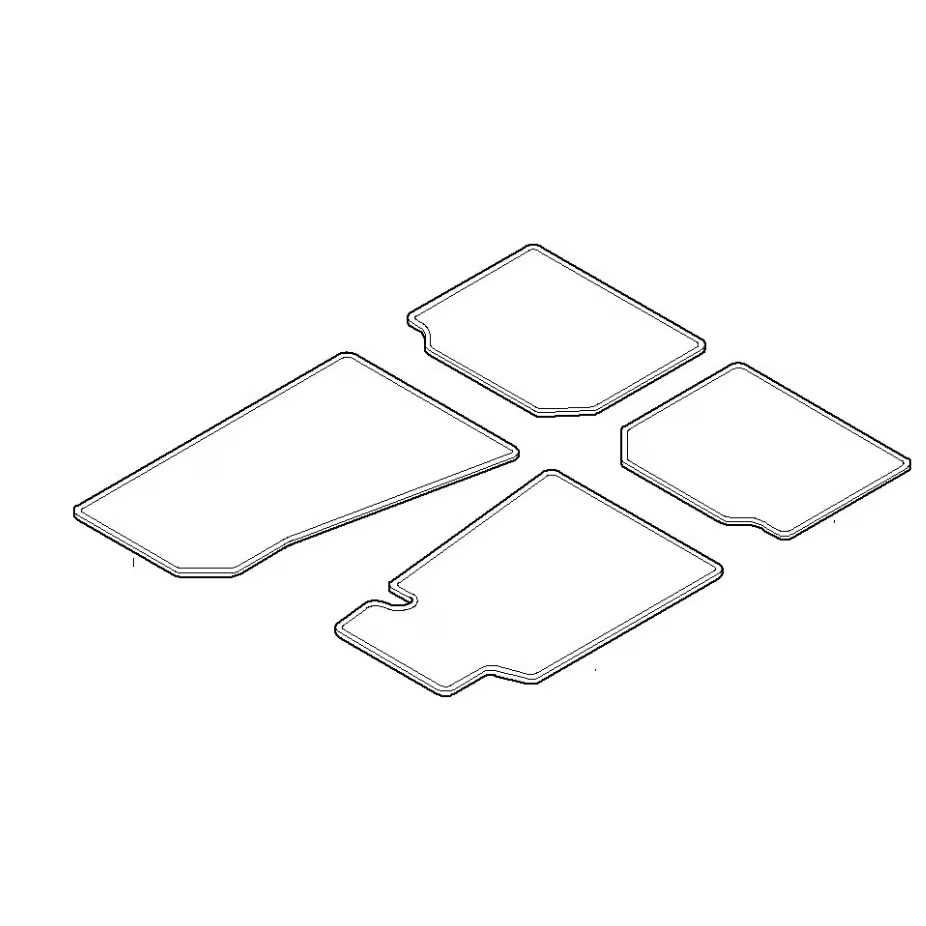 Genuine BMW Floormat Set - Anthracite - 82110144039 - E65