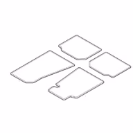 Genuine BMW Floormat Set - Anthracite - 82110144039 - E65