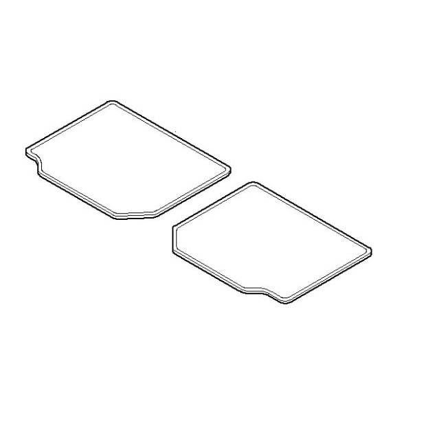 Rear All-Weather Floor Mats - Black - E83 X3 - 82110305176