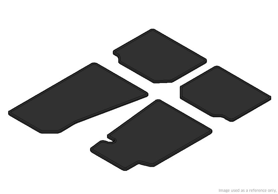 Genuine BMW Anthracite/Black Floormats - E63 & E63 M6 - 82110391860