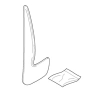 Genuine BMW Set Mud Flaps, E36 (non-M) Front - 82169402979