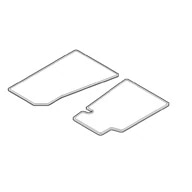 Genuine BMW Rubber Floor Mats - Z4 (E85/E86) - Black - 82550151191