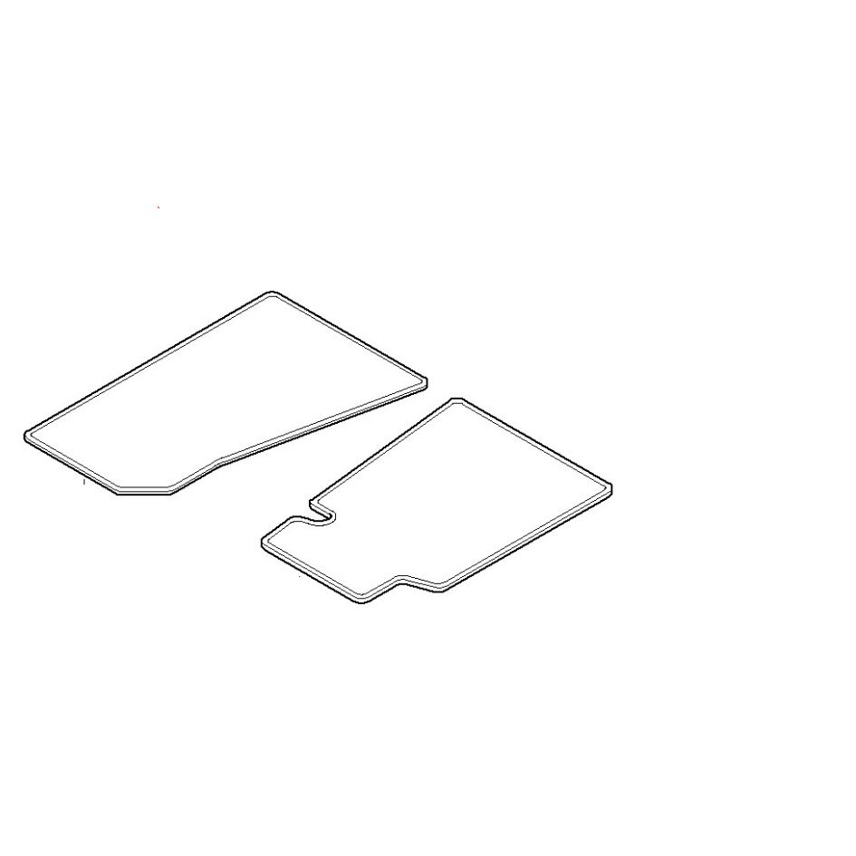 Genuine BMW Set Rubber Mats Front Gray E65 - 82550151494