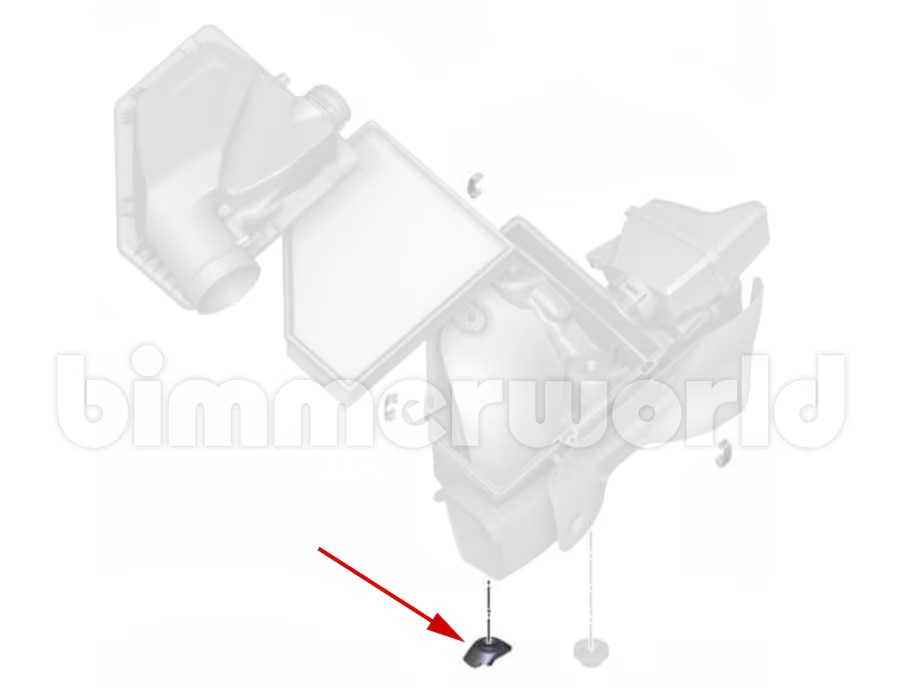 Grommet/Bracket for Intake Airbox - G42 G87 G20 G22 G26 G8X G29