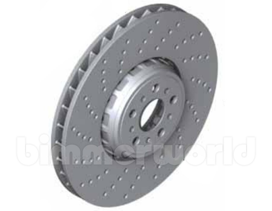 F9X M5 M8 CCB Front Brake Rotor Carbon Ceramic BMW 34117991106