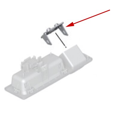 Genuine BMW Trim Cover for Reverse Camera on Trunk Lid/Tailgate Button