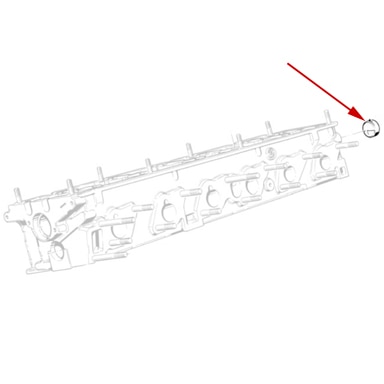Rear Camshaft Cover/Lid, 40mm - M20 Engine - E21 E30 E28 E34