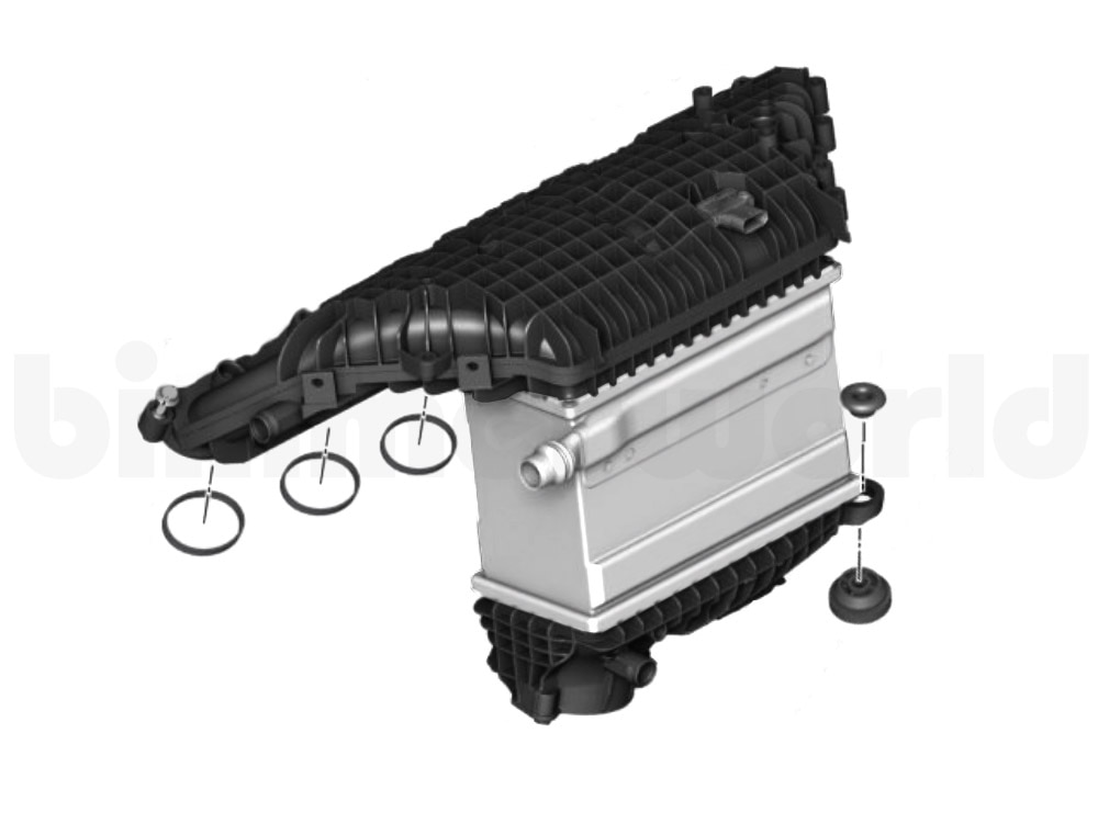 Intake Charge Air Cooler Manifold for BMW G87 M2, G80 M3, G82 M4, S58