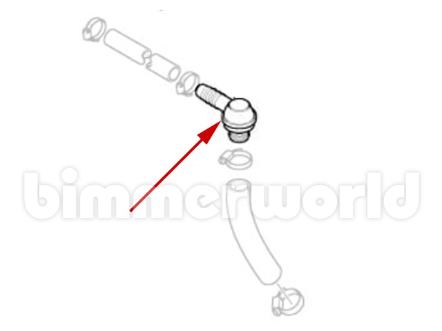 Genuine BMW Check Valve Brake Booster Late E30 325i and E28 528e