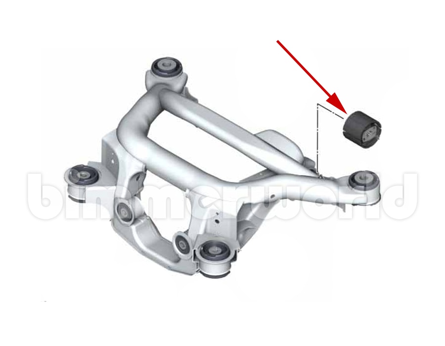 Genuine BMW Rubber Bushing Rear Differential E83 X3 E85 E86 E89 Z4