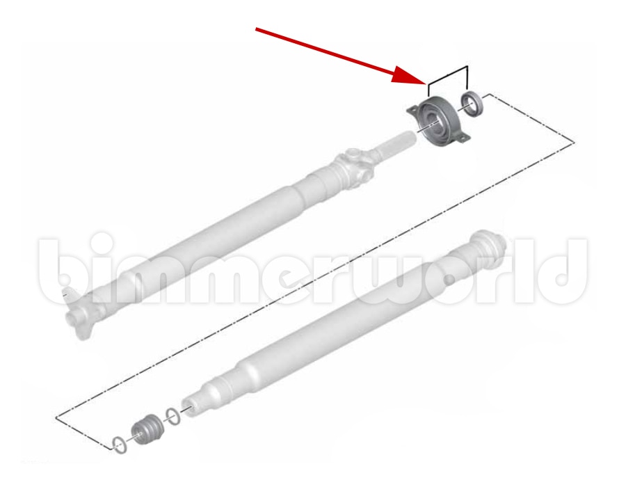 CSB Center Support Bearing Driveshaft BMW G2X G20 G22 G23 G26 G30