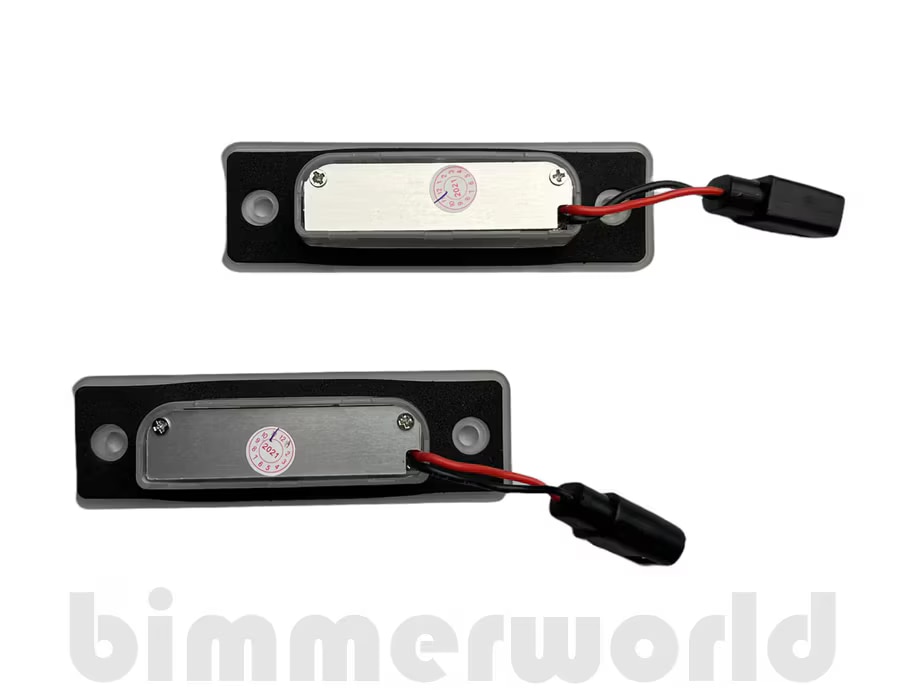 LED License Plate Lamp Set BMW E34 5-Series Sedan 1989 1990 1991 1992 1993 1994 1995
