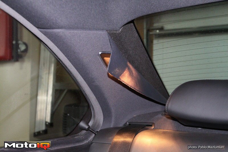 C Pillar Cover - Right - Black - E46 323ci, 325ci, 328ci, 330ci, M3