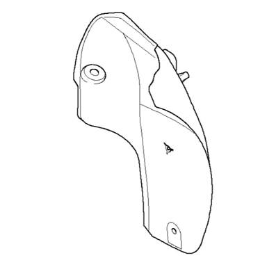 Left Rear Fender Lining - Genuine BMW - E46 M3 2001 2002 2003 2004 2005 ...