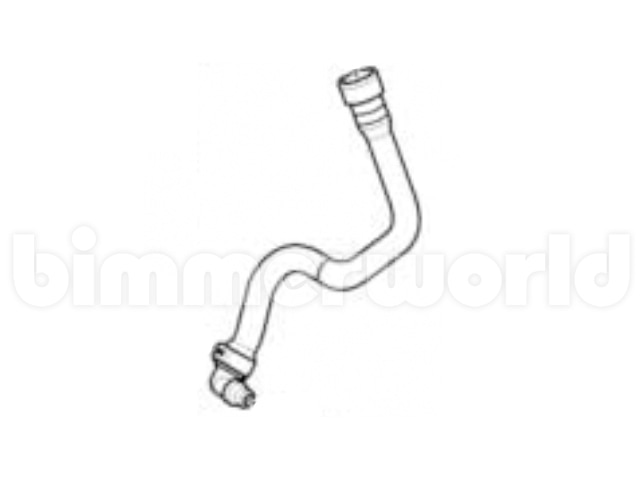 Coolant Hose (Lower Hose to Aux Hose) - E70 X5 35d (2008-2013)