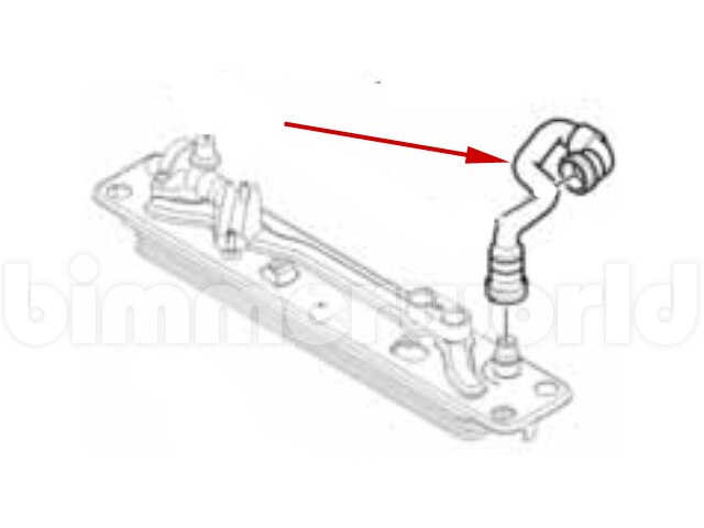 Coolant Hose (Radiator to Trans Cooler) for BMW E70 X5 35d (2008-2013)