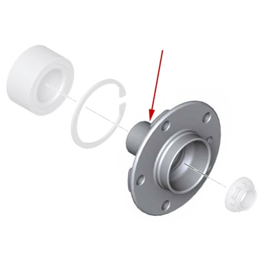 Wheel Hub (Drive Flange), Rear - Genuine BMW - E82/E88 135i 135is