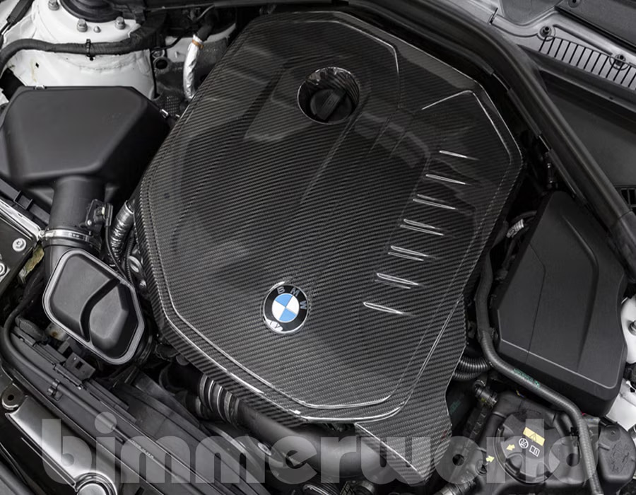 Eventuri Black Carbon Fiber Engine Cover for BMW F22/F3X B58 M240i 340i ...