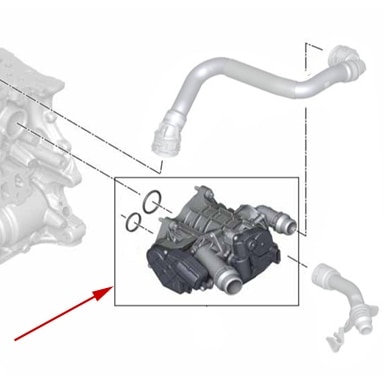 Engine Coolant Thermostat for BMW B46 230i 330e 330i 430i 530i X3 X4 Z4 30i