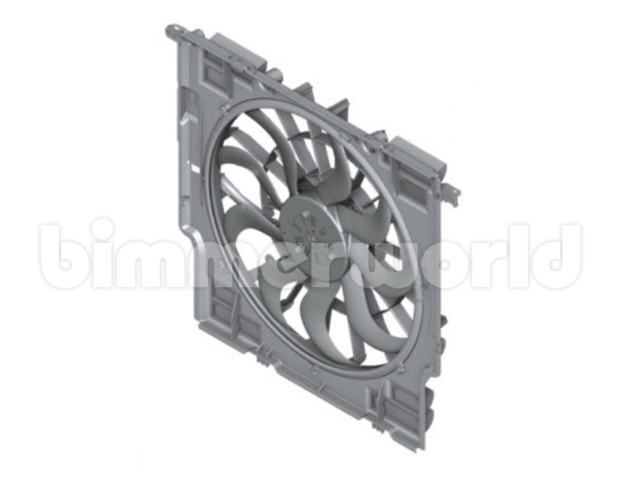 Genuine BMW 1000W Electric Cooling Fan - X5 X5M X6 X6M X7 XM
