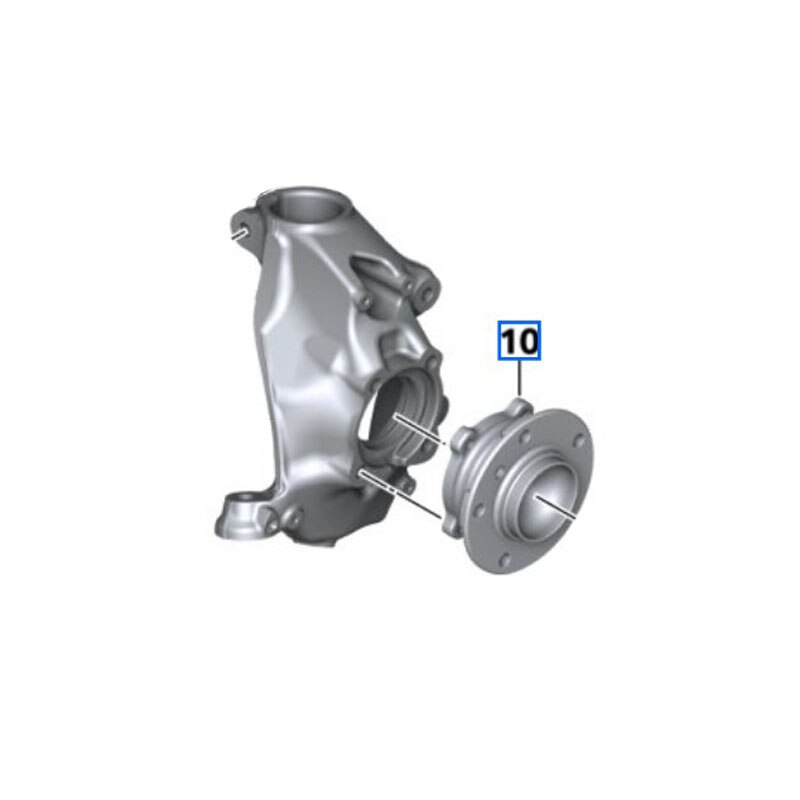 Front Hub with Bearing, Genuine BMW - F22 Xi/ F30/F32 Xi xDrive