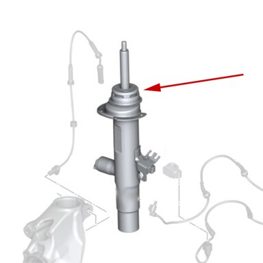 Genuine BMW Front Right Strut - M Adaptive - F34 GT 328i & 330i xDrive