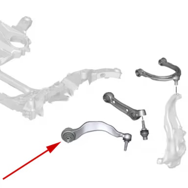 Genuine BMW Tension Strut, Front Left - F90 M5