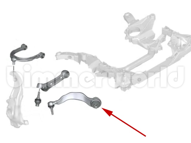 Genuine BMW Tension Strut, Front Right - F90 M5 (2018+)