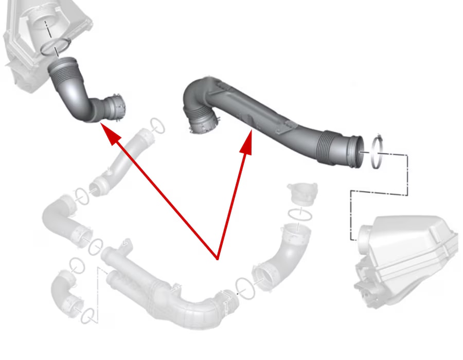 FTP Motorsport S58 Turbo Inlet Pipe Kit G80 M3 G82 G83 M4