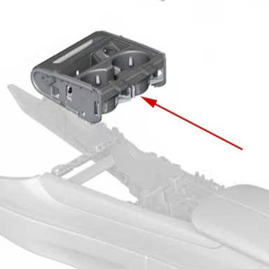 Front Cup Holder for Center Console for BMW F15/F85 X5 & F16/F86 X6