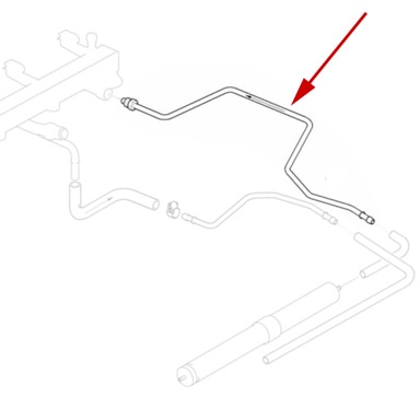 E36 318i 318is 318ti Z3 1.9 Fuel Rail Supply Line 1997 1998 1999