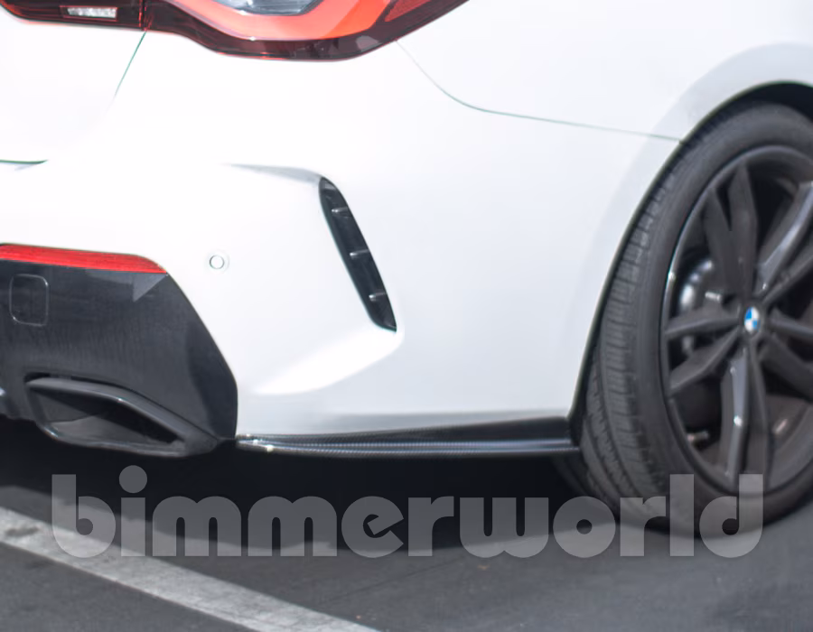Carbon Fiber Rear Bumper Splitters for BMW G22/G23 M Sport (2021-2024)