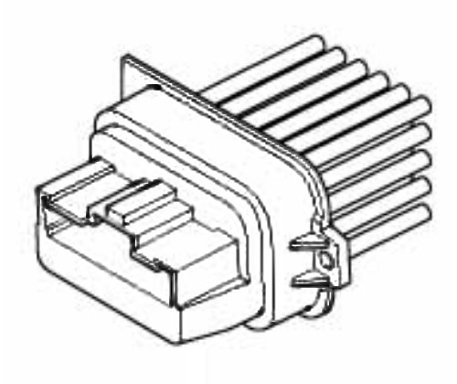 Genuine BMW Final Stage Unit / Blower Resistor - Z4 2003-2008 E85/E86