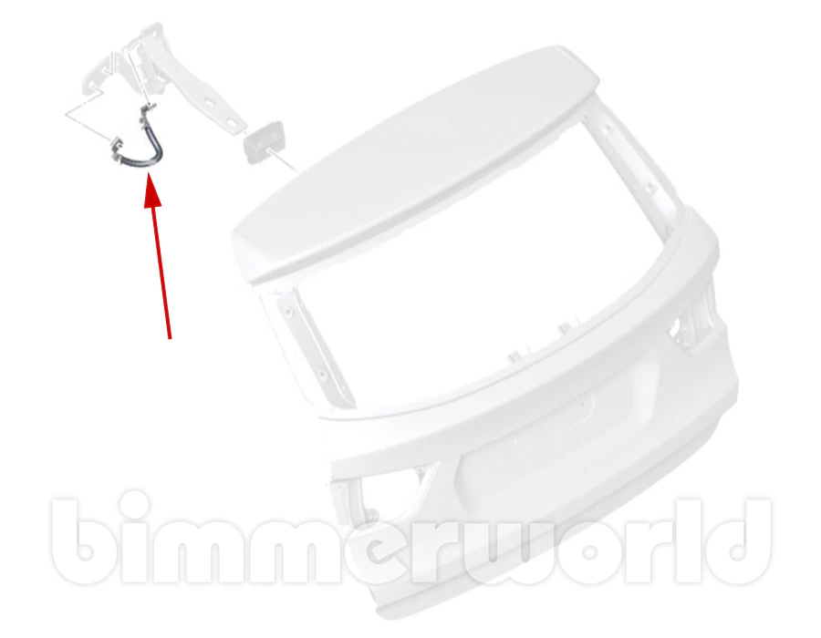 Ground Strap for Tailgate Hinge - F25 X3 28i 28d 35i (2011-2017)