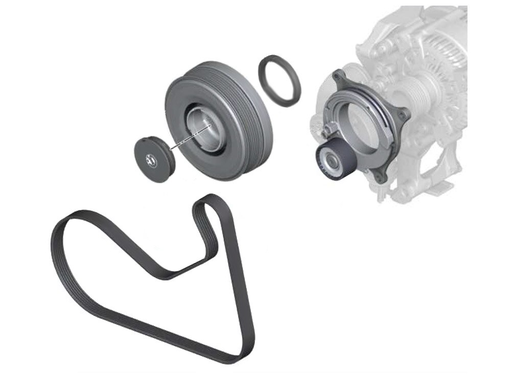 Harmonic Balancer Replacement Kit for BMW F22 230i, F30 330i, F32 430i ...