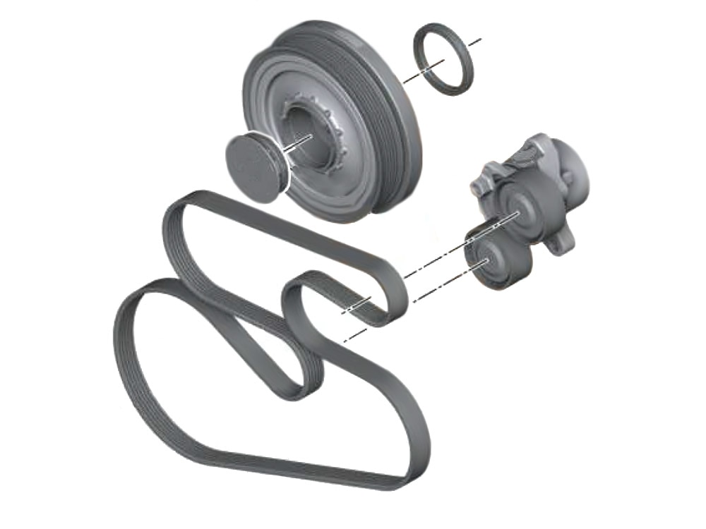 Harmonic Balancer Replacement Kit for BMW F22 M240i, F30 340i, F32 440i ...