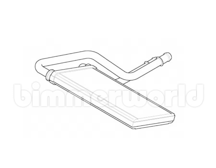 Genuine BMW Heater Core for E85 E86 Z4 M54 N52 S54