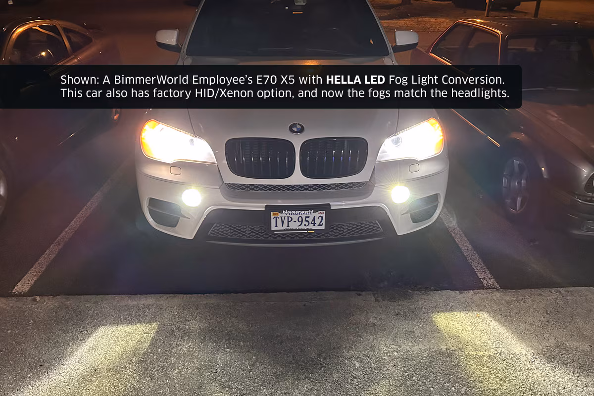 Hella LED Conversion Fog Light Bulbs - H8 / H11 / H16 (Pack of 2)